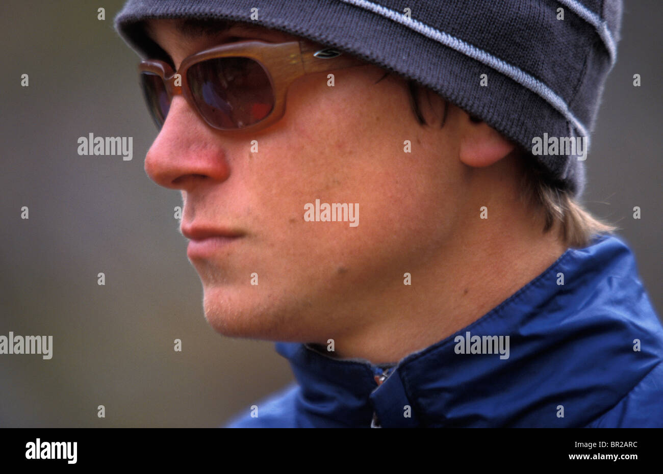 Man headshot profile calm hi-res stock photography and images - Alamy