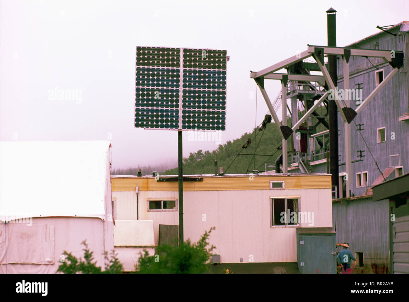 Solar Panels providing Renewable / Alternative Energy Power at ...