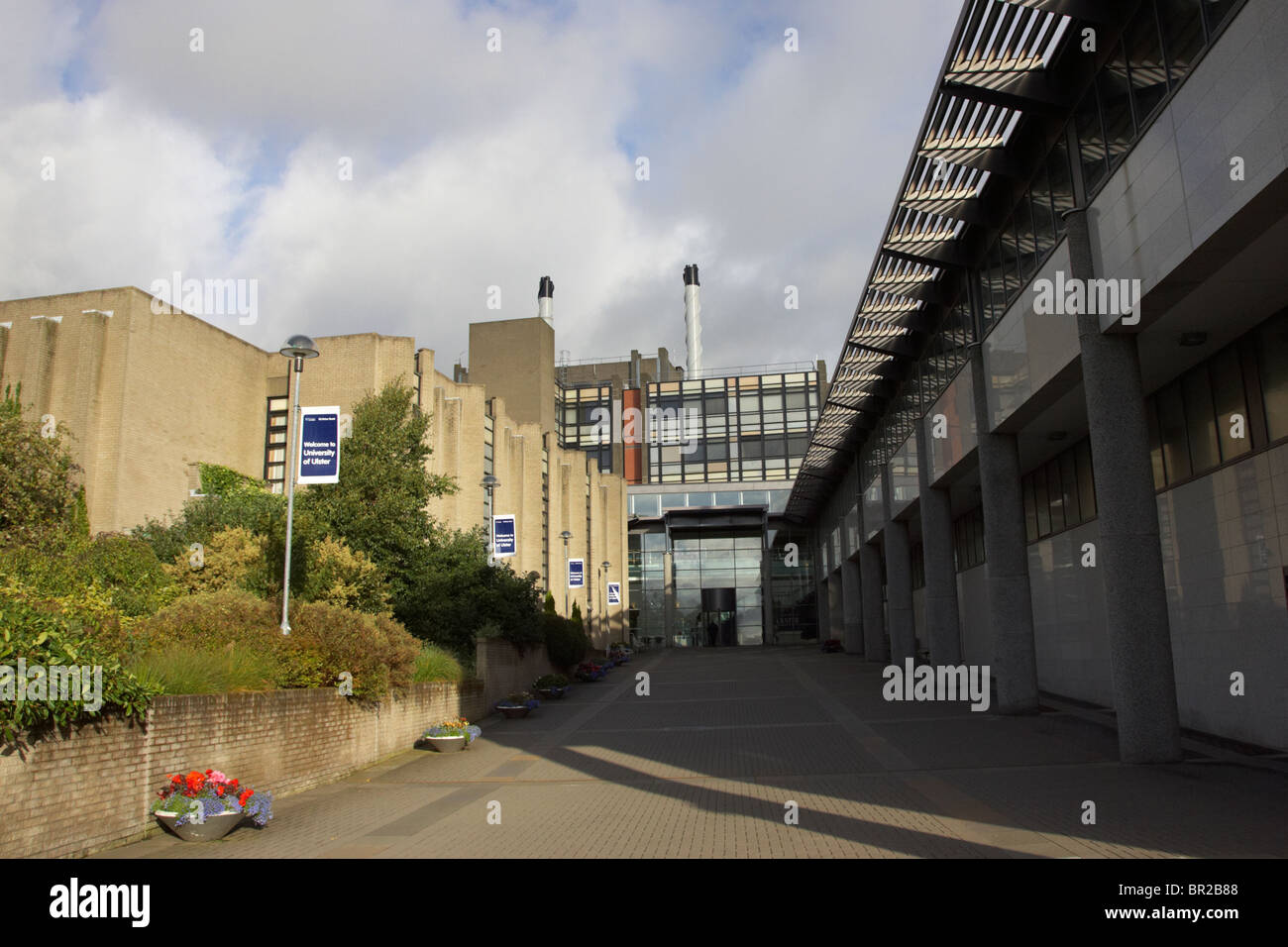 main building University of Ulster Jordanstown Campus Northern Ireland ...