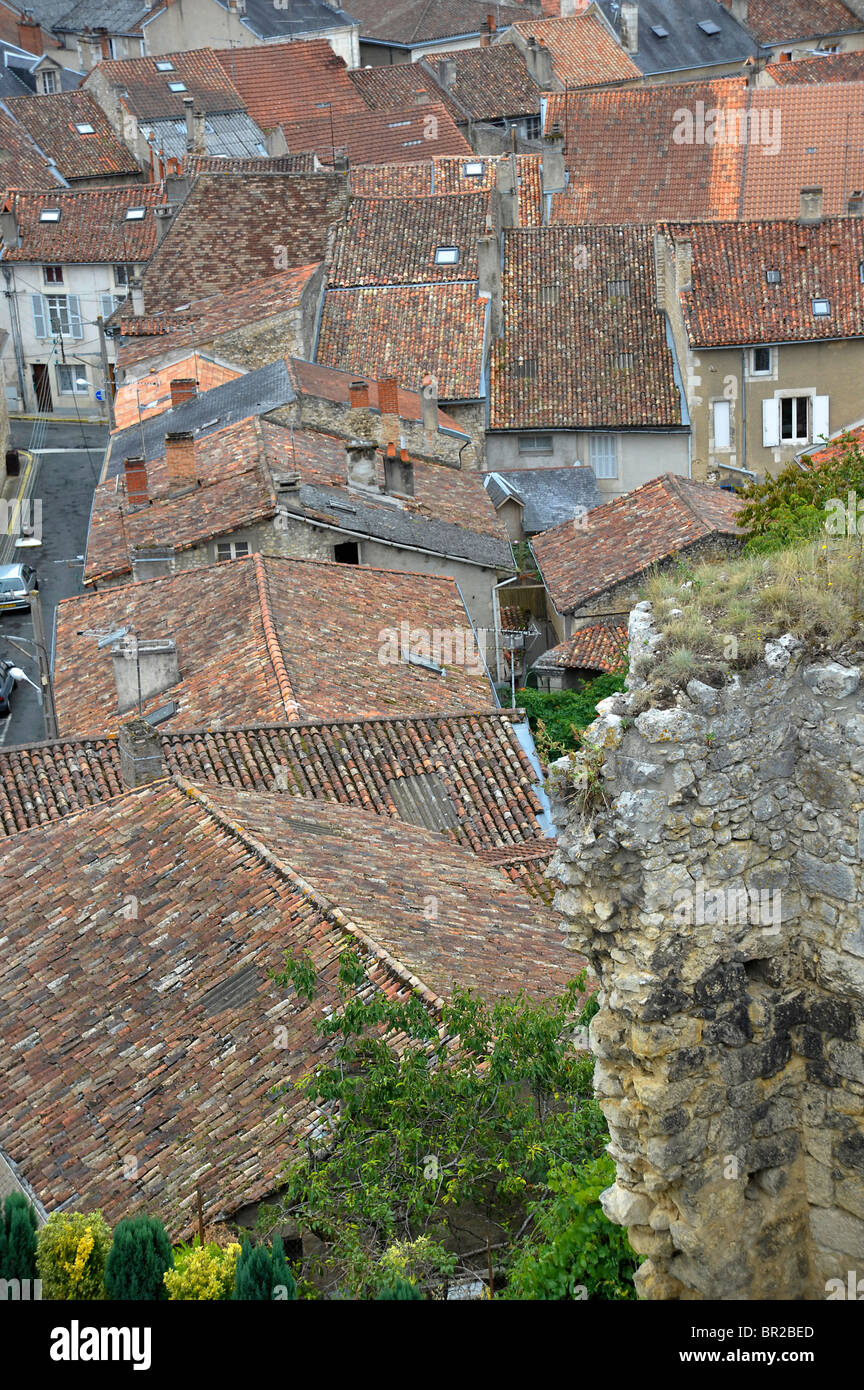 Medieval town birds eye view hi-res stock photography and images - Alamy
