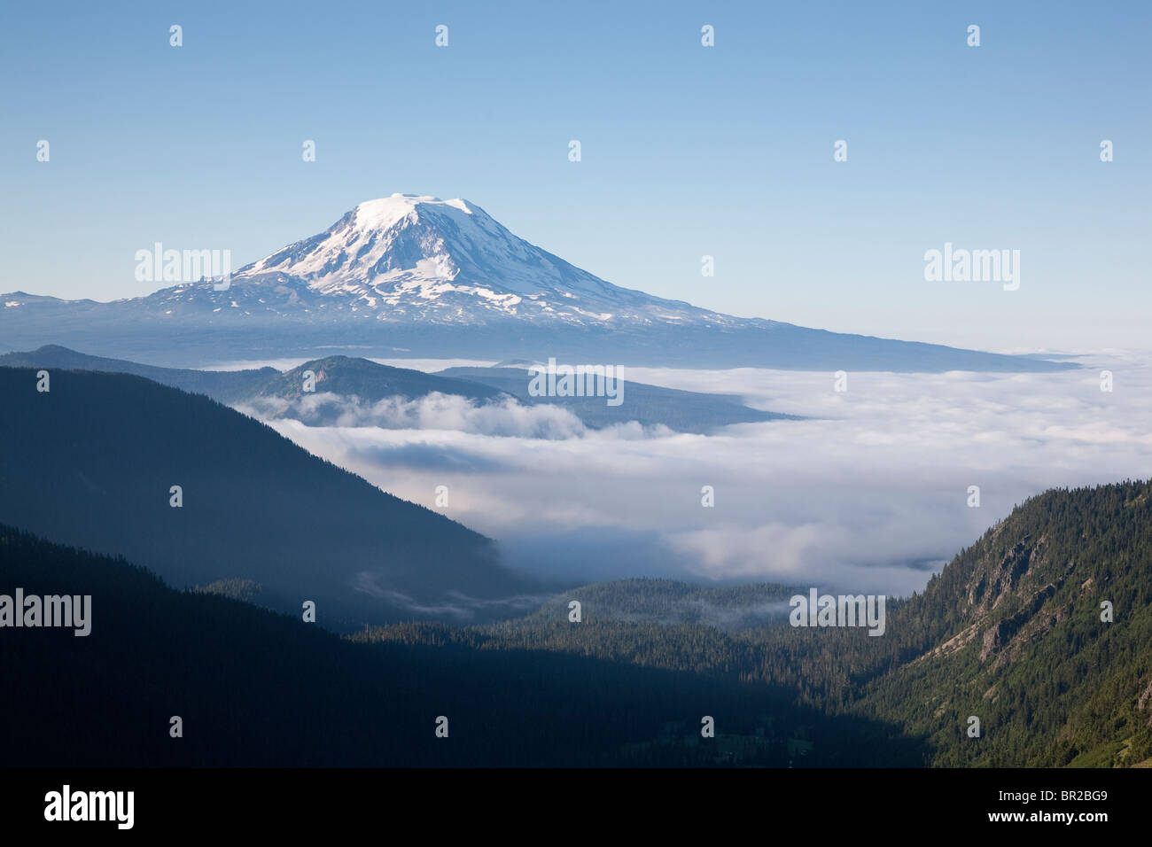 Mount Adams from the Goat Rocks Wilderness, Gifford Pinchot National ...