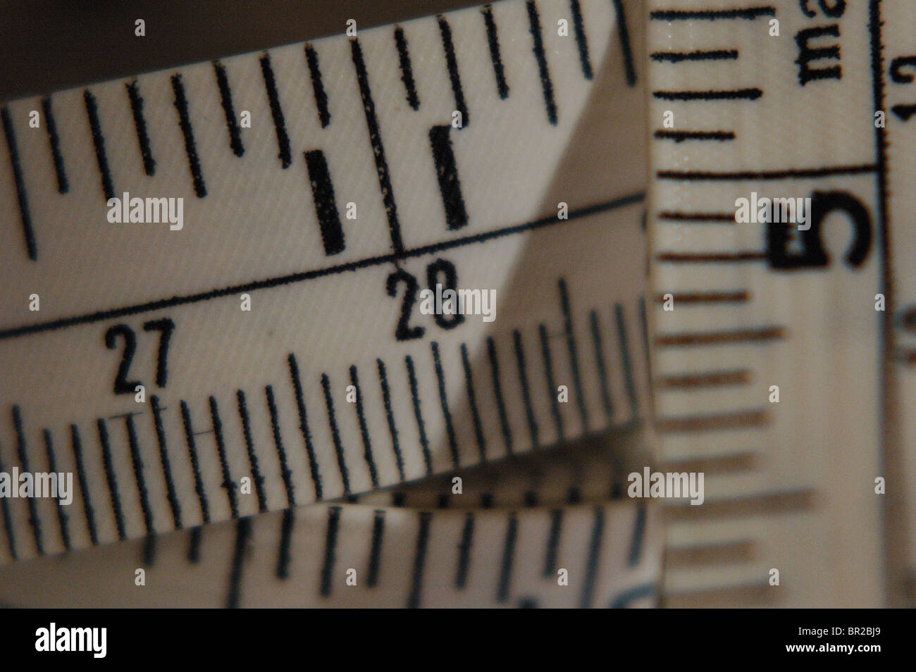 Black measuring markings hi-res stock photography and images - Alamy