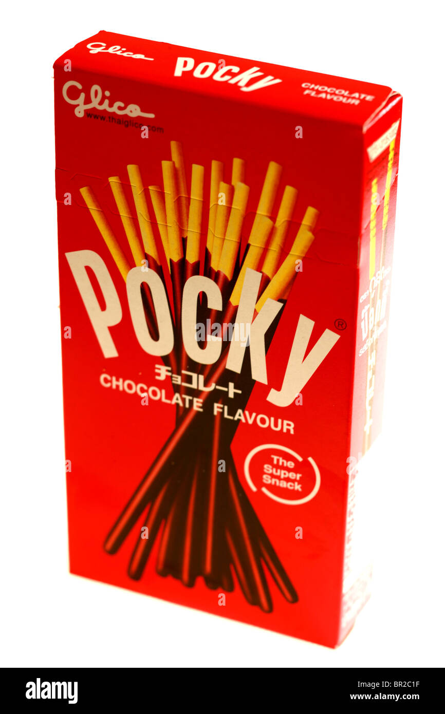 Pocky Chocolate Sticks Stock Photo - Alamy