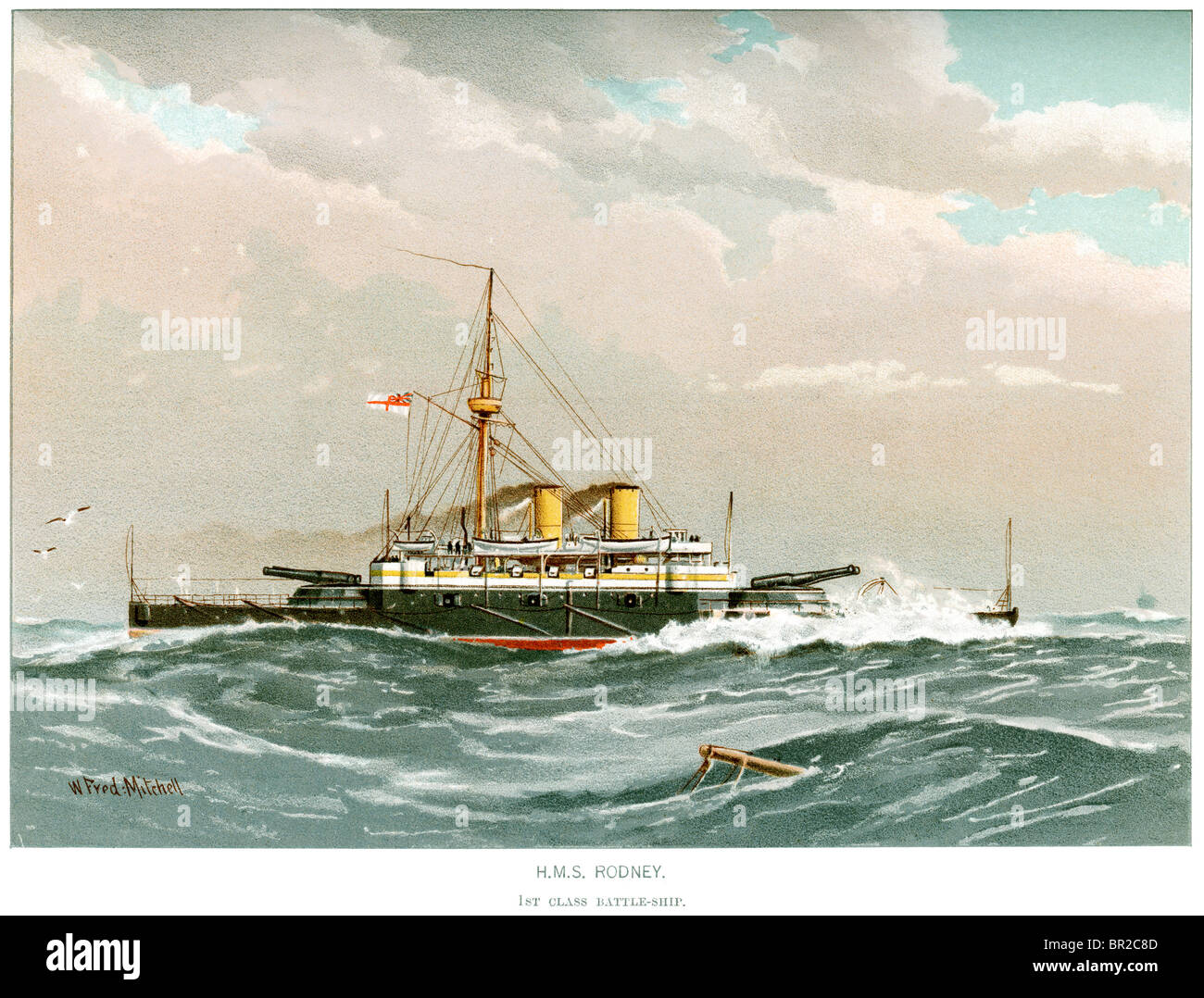 HMS Hero was a battleship of the Victorian Royal Navy, a member of ...