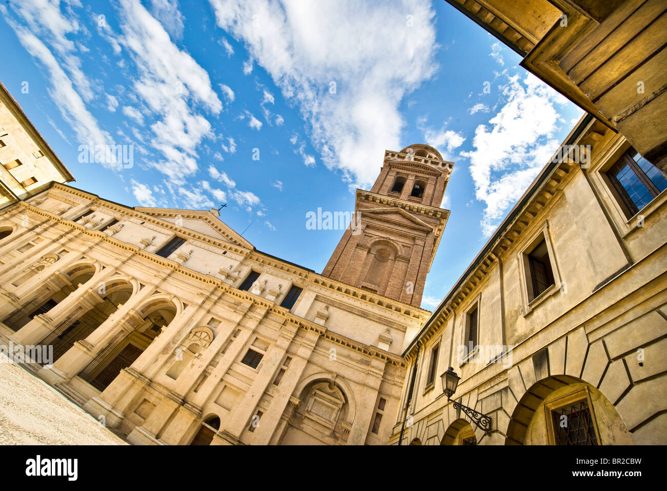 Santa Barbara church, Santa Barbara square, Mantua, Italy Stock Photo ...