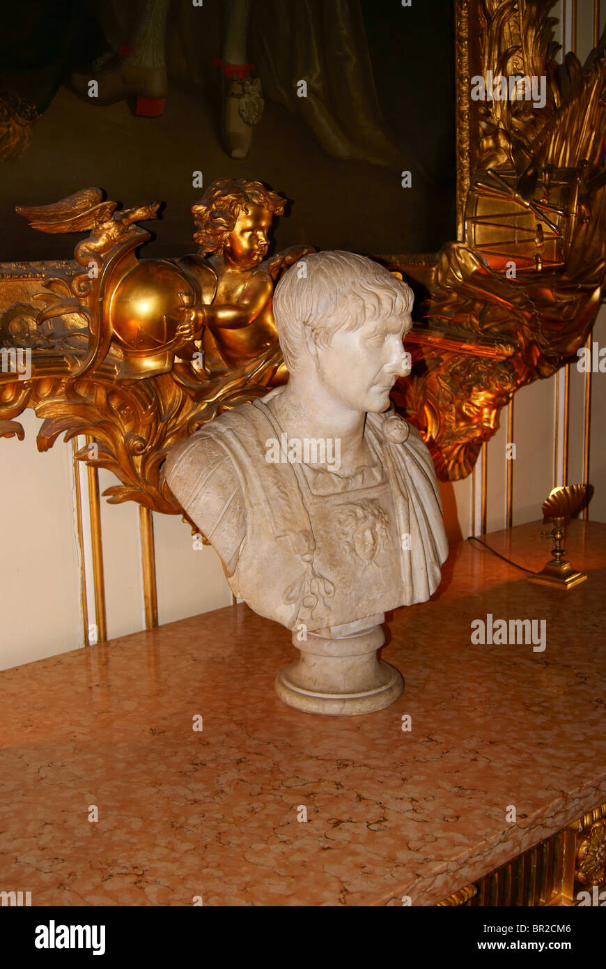 Roman Bust - Warwick Castle, Warwick Stock Photo - Alamy