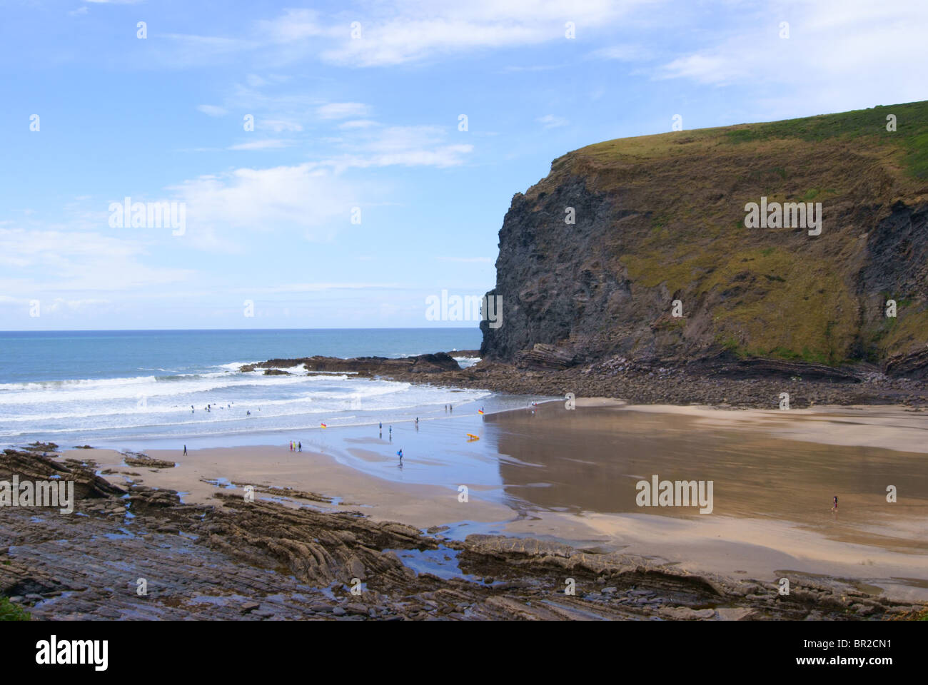 Crackington Haven Beach Stock Photo - Alamy