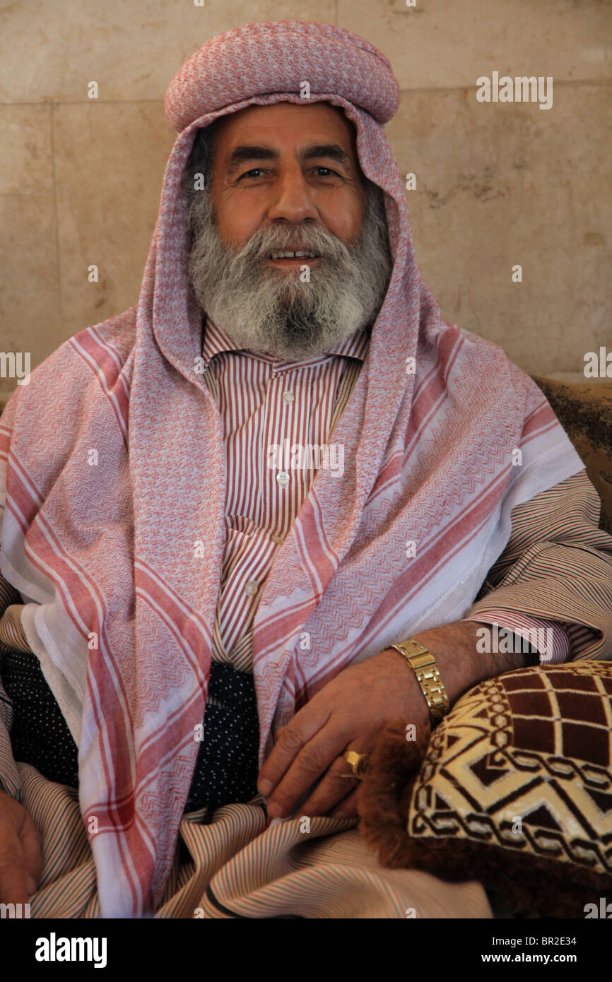 A Yezidi spiritual leader in the town of Lalish Northern Iraq. The ...