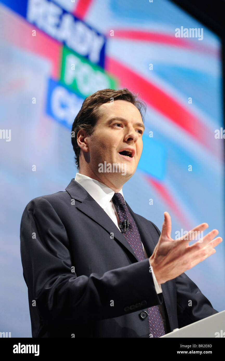 George Osbourne attends the Conservative Conference in Manchester, 6th ...