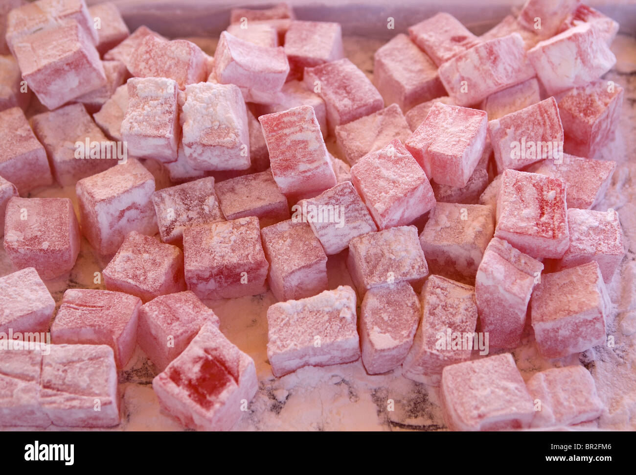 Turkish Delight Sweet Display Stock Photo - Alamy