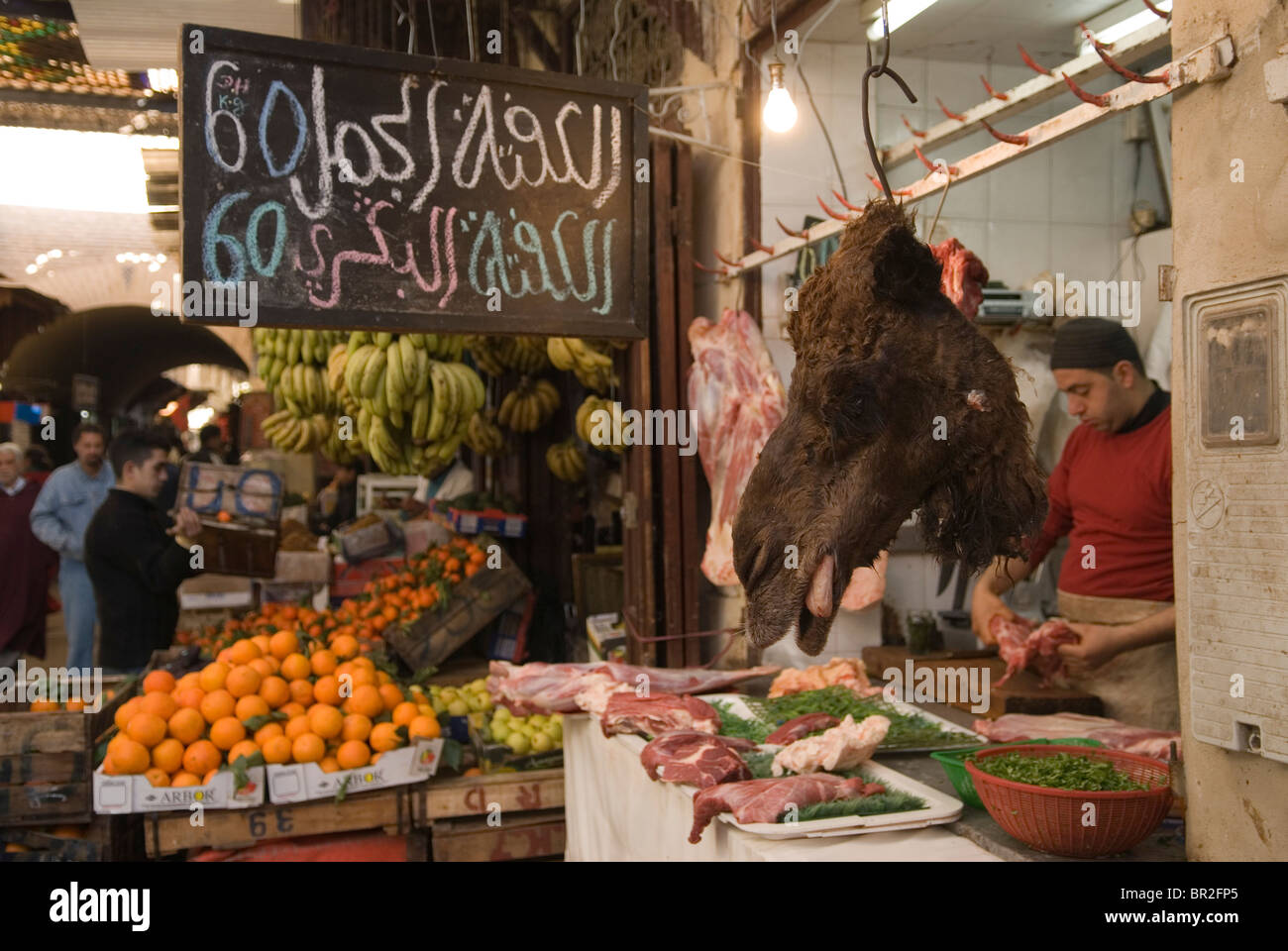 Butcher camel meat head camel hi-res stock photography and images - Alamy