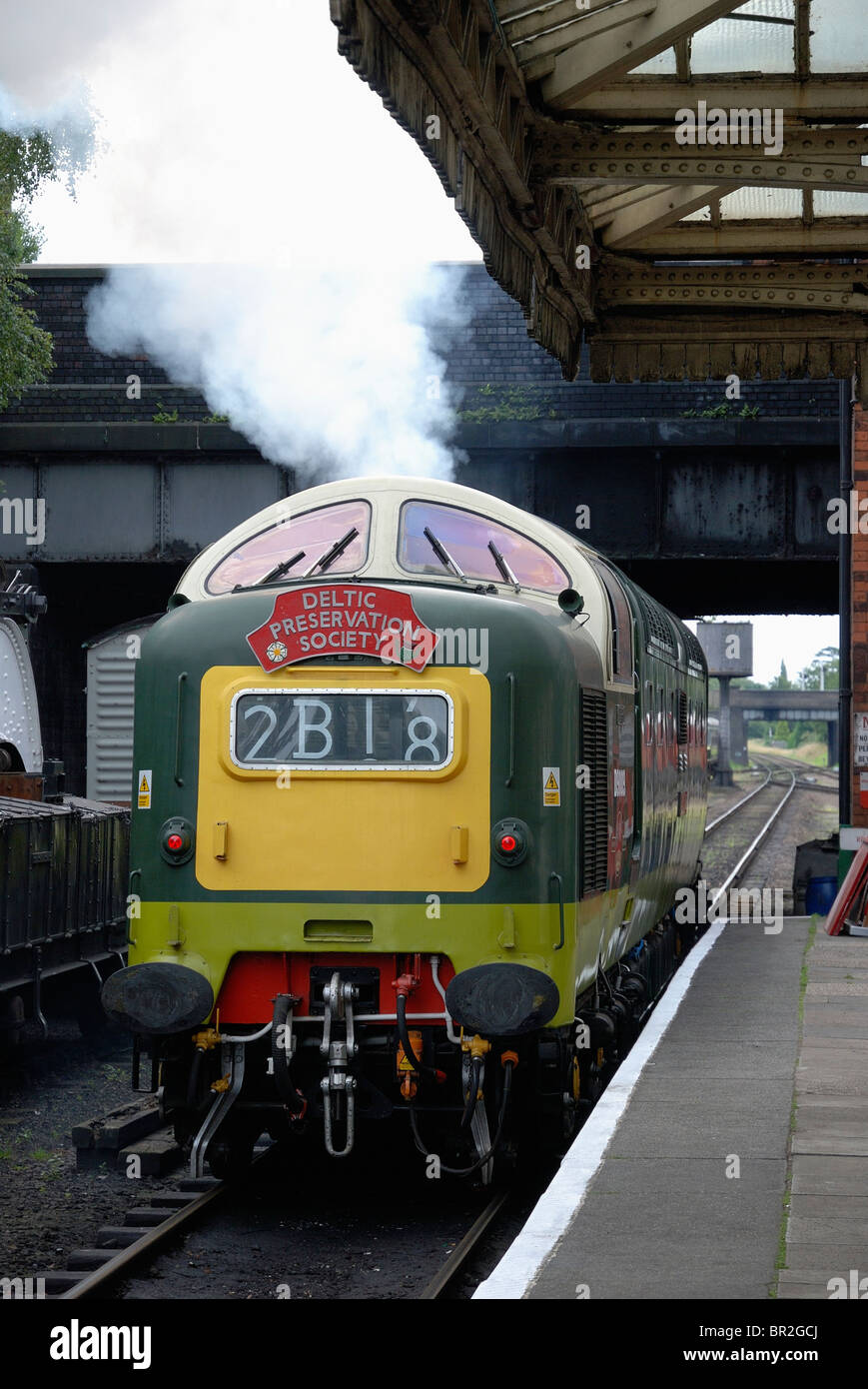 Alycidon deltic diesel locomotive at great central railway loughborough ...