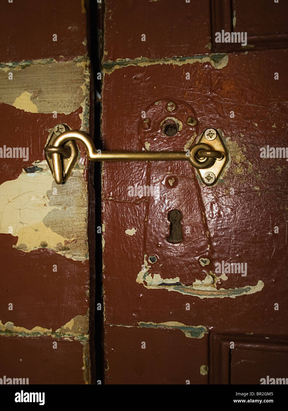 Old lock and locked door may be keep a secret behind it Stock Photo - Alamy