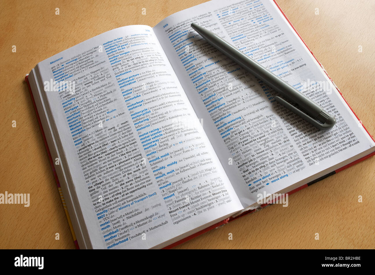 German english dutch dictionary hi-res stock photography and images - Alamy