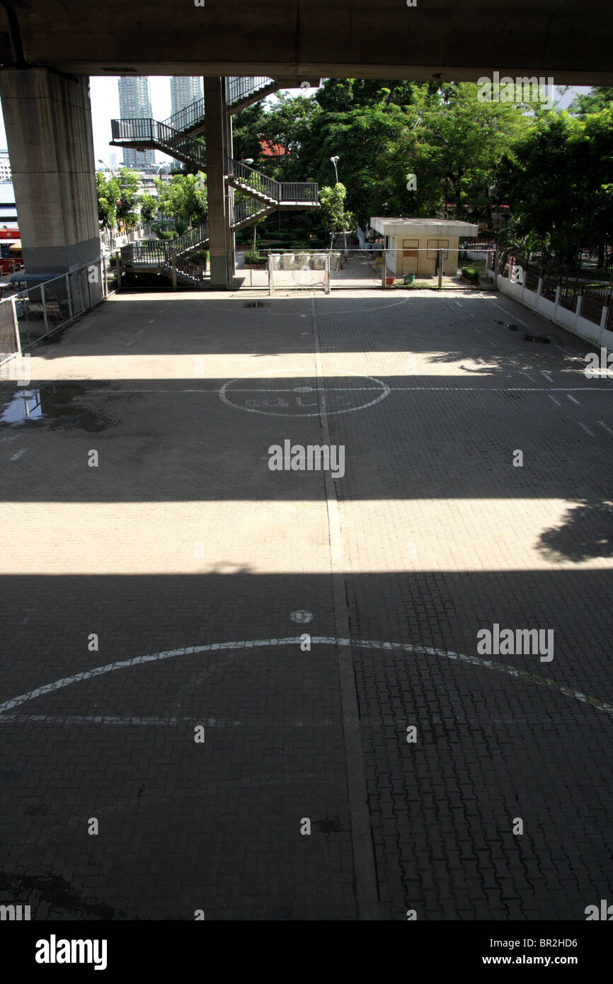 concrete football court Stock Photo - Alamy