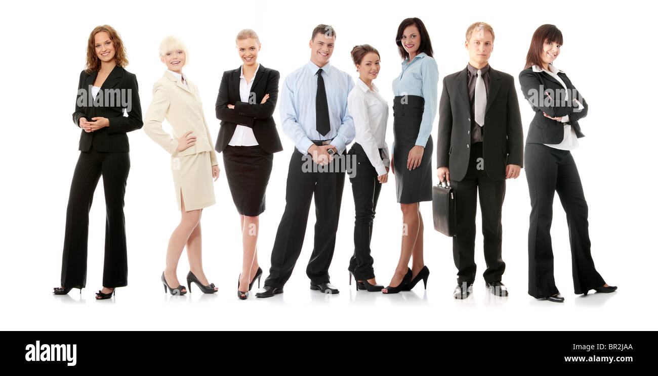 Young executive business team Cut Out Stock Images & Pictures - Alamy