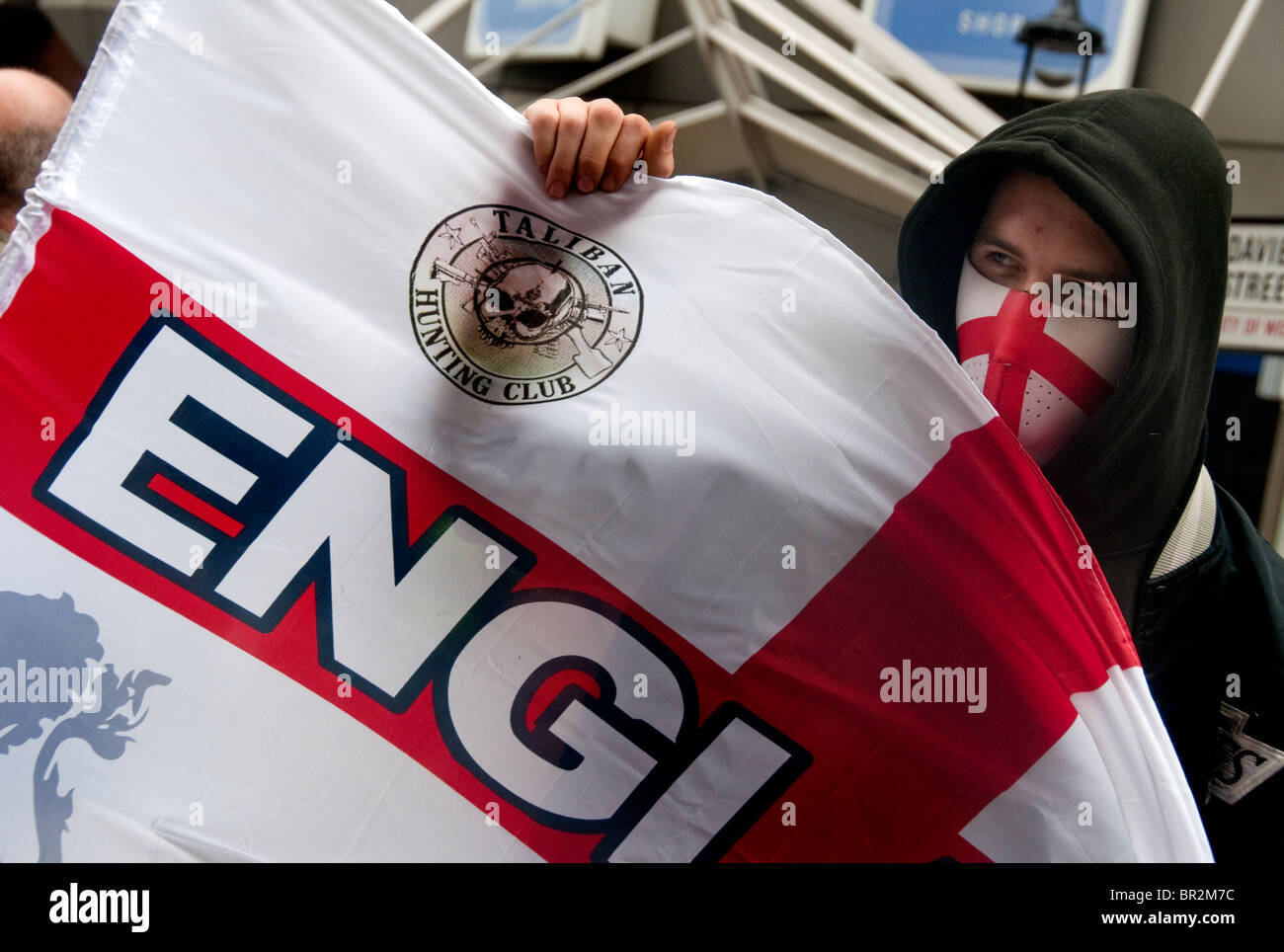 The English Defence League EDL an extreme right wing Islamophobic group ...