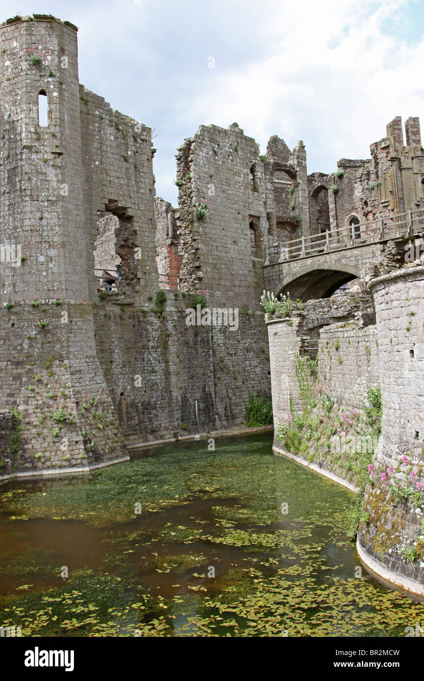 Raglan castle in Monmouthshire, Wales Stock Photo - Alamy