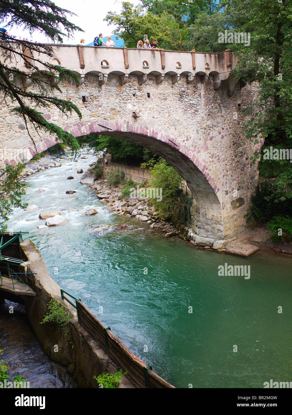 Roman bridge in meran hi-res stock photography and images - Alamy