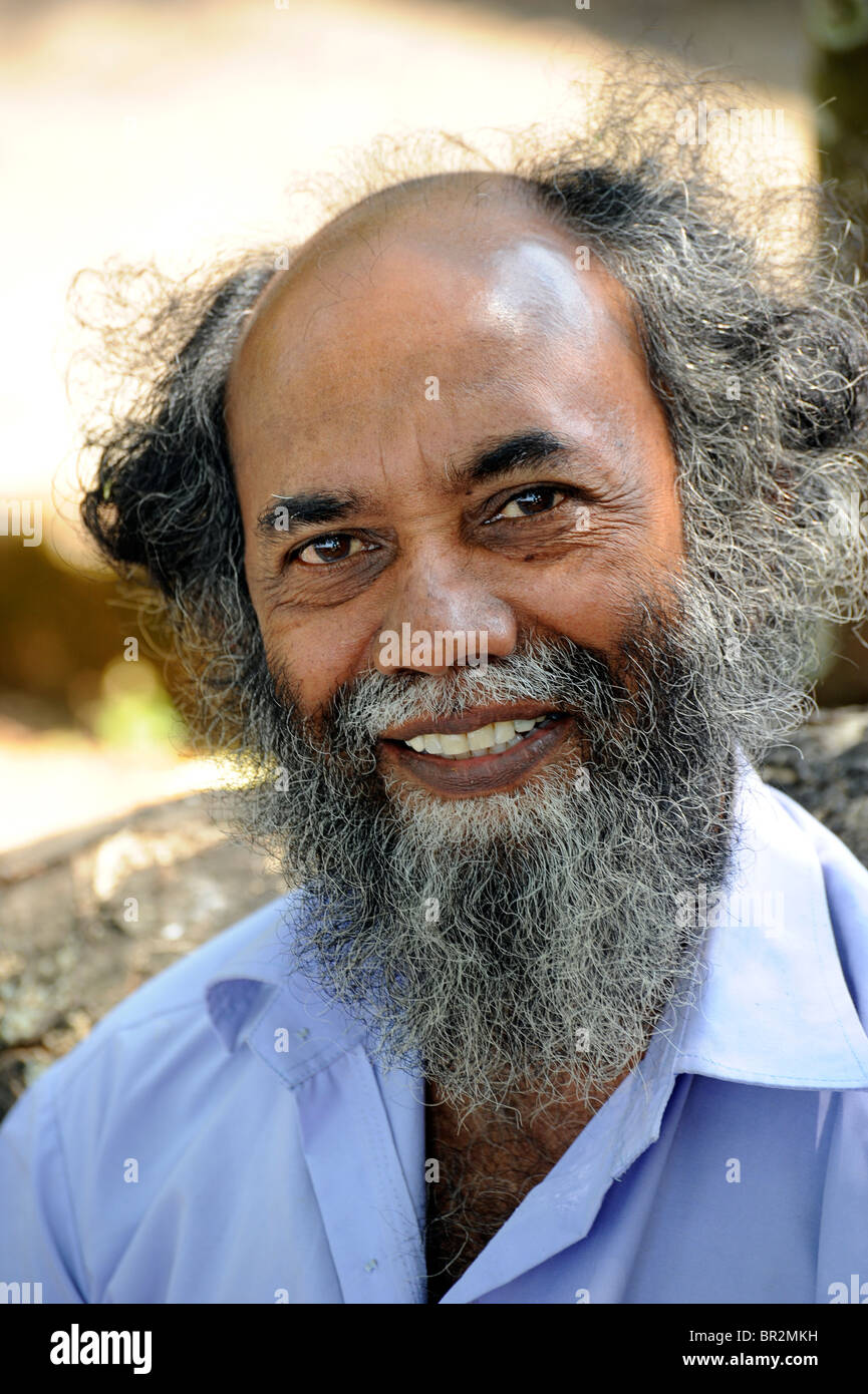Portait of an Indian man, Cochin, India Stock Photo - Alamy