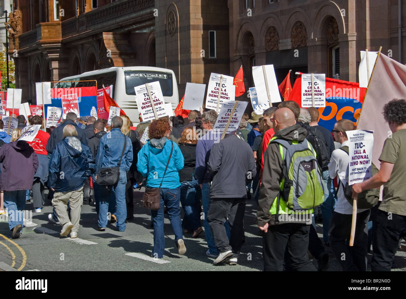Demonstration At Start Of Tuc Congress To Lobby For Action Against