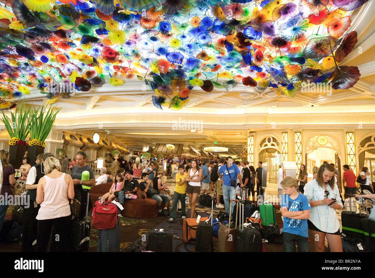 Bellagio hotel lobby ceiling hi-res stock photography and images - Alamy
