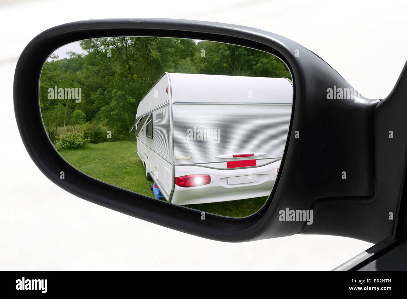 Caravan road rear view hi-res stock photography and images - Alamy