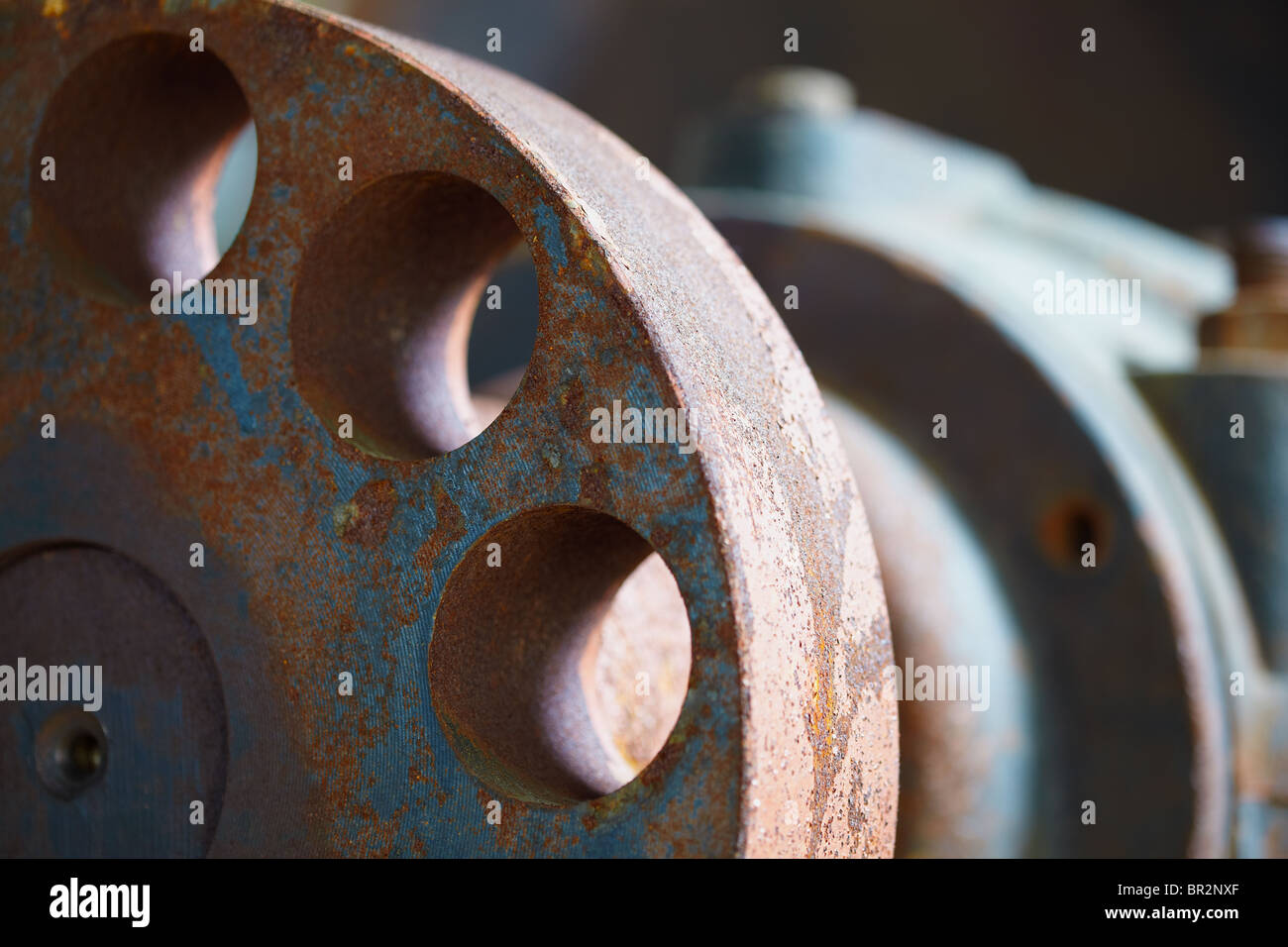 Old rusty metal industrial parts close up Stock Photo - Alamy