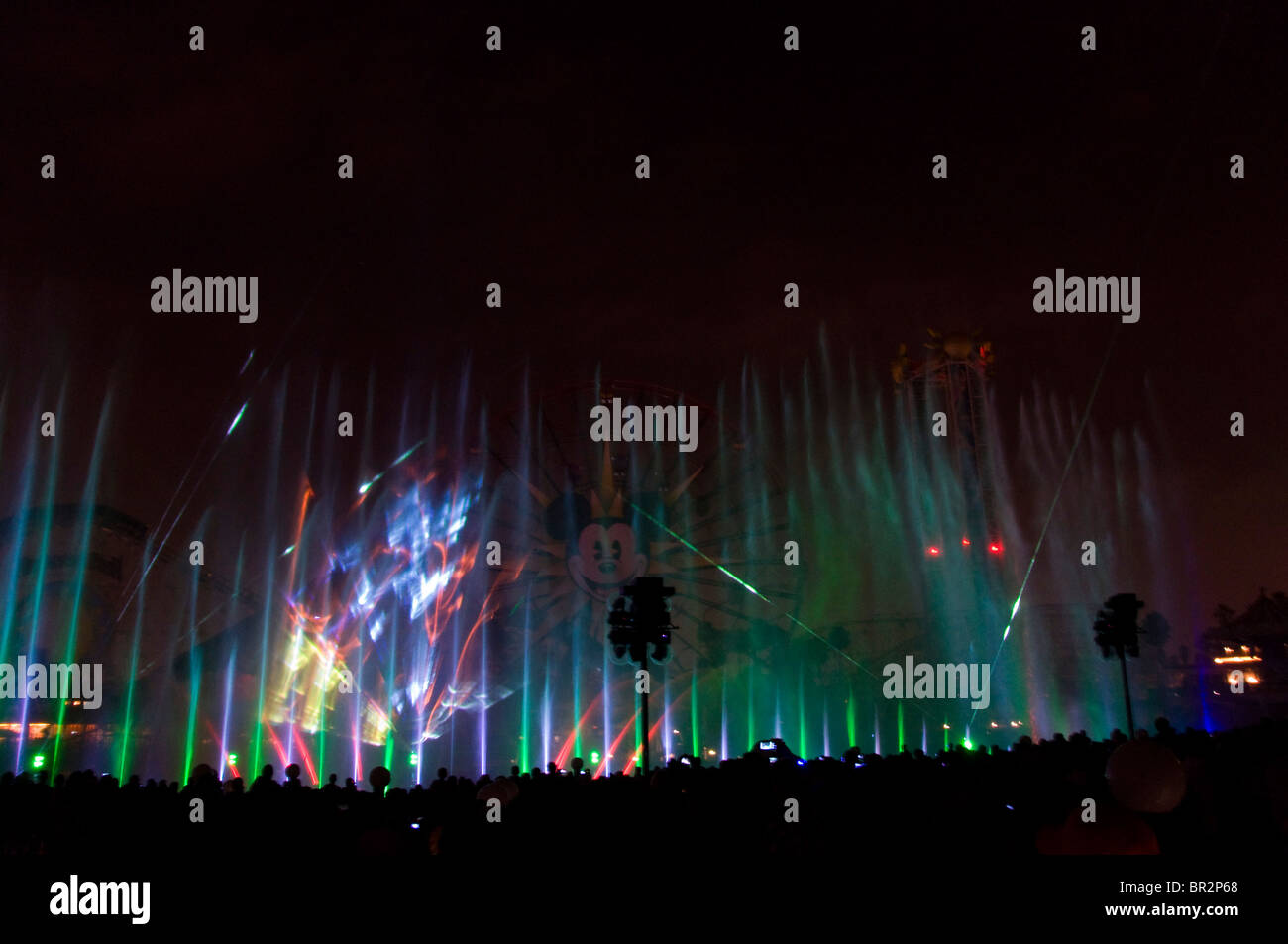 Disneyland Water and Light Show Stock Photo - Alamy