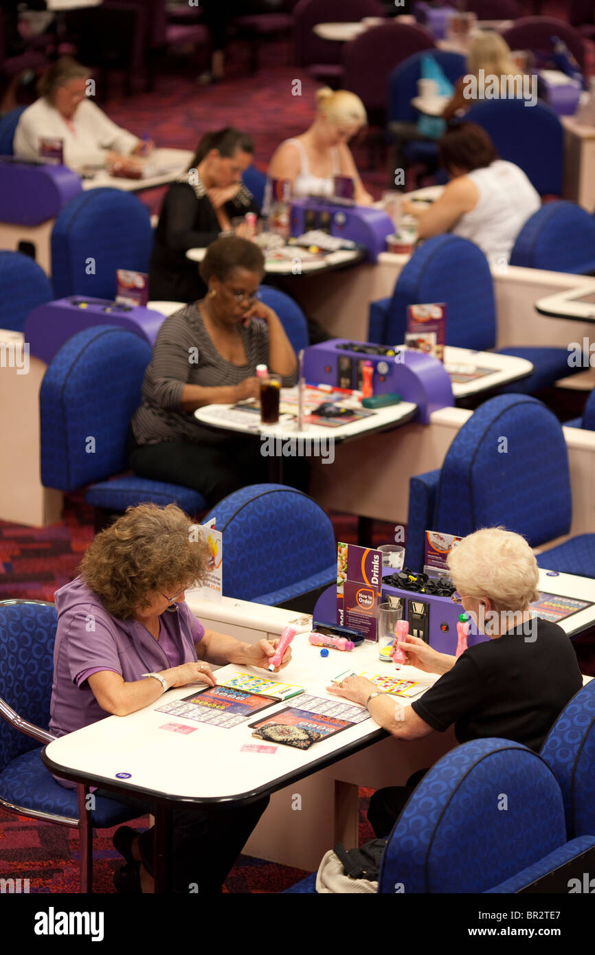 Mecca Bingo UK bingo company. People playing Bingo at Catford Bingo ...