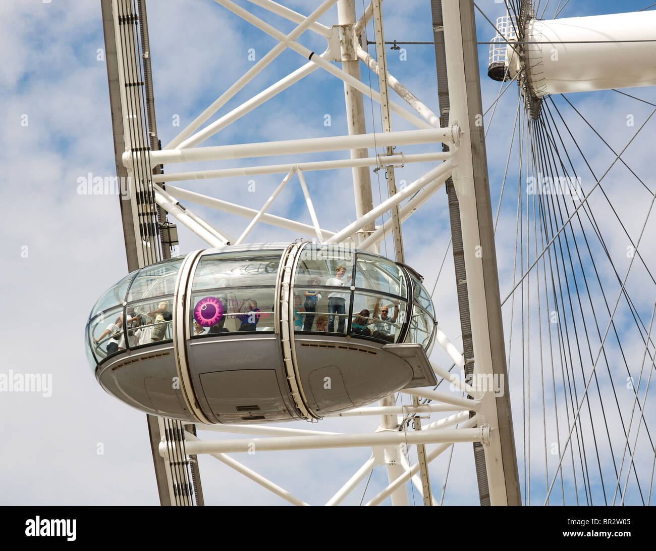 London Eye capsule Stock Photo - Alamy