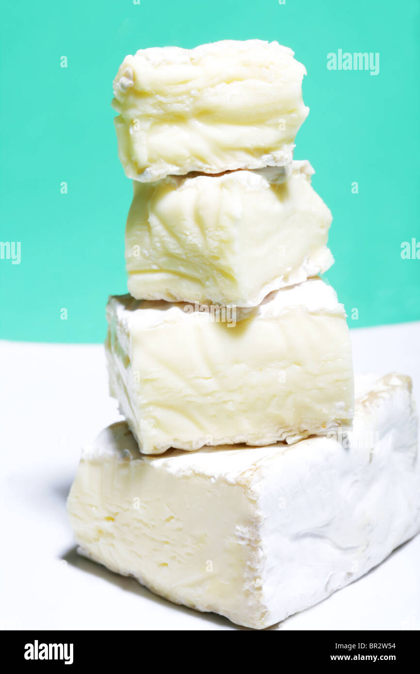 French soft brie cheese Cut Out Stock Images & Pictures - Alamy