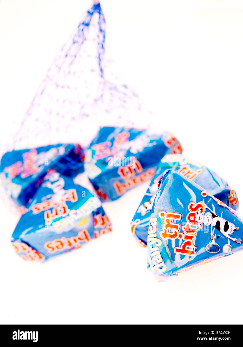 Food processed cheese dairy produce tri bites dairylea hi-res stock ...