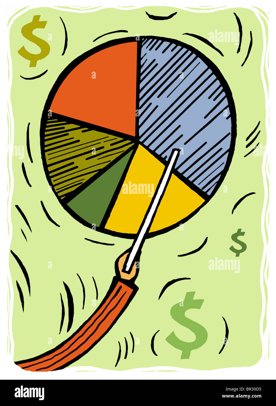 A pie graph Stock Photo - Alamy