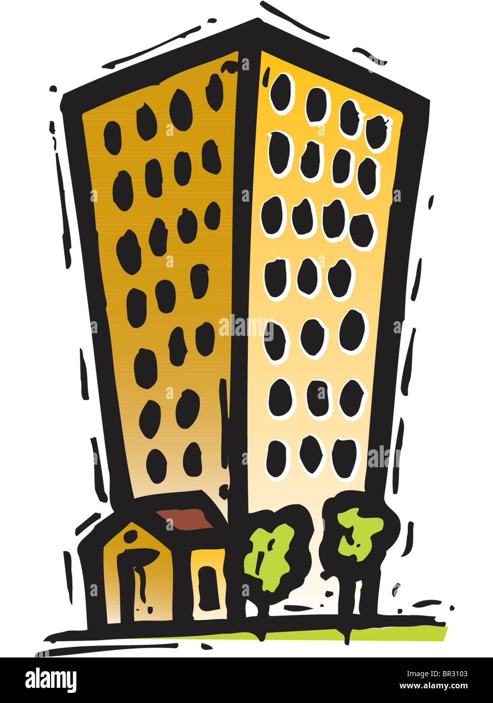 Highrise clipart hi-res stock photography and images - Alamy