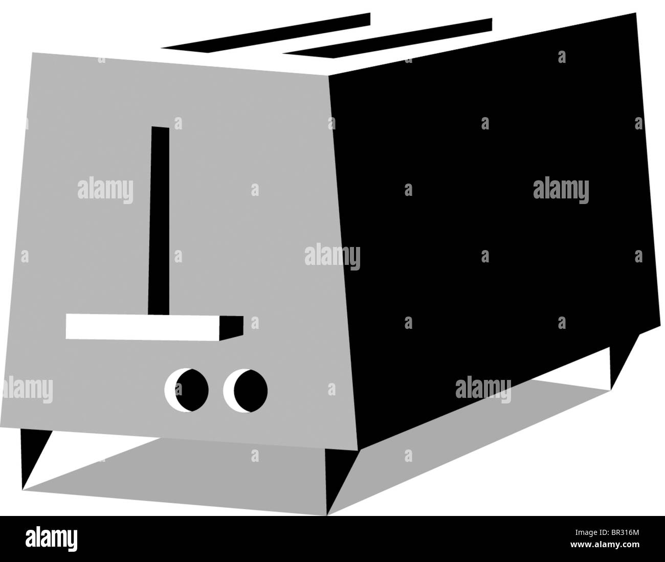 Toaster toast Black and White Stock Photos & Images - Alamy