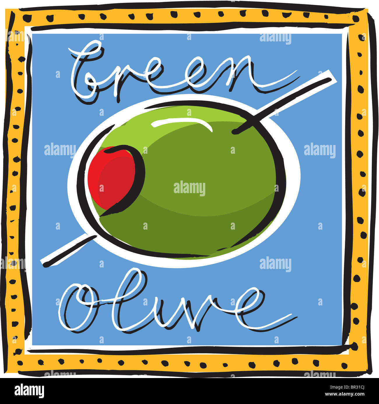Illustration olive hi-res stock photography and images - Alamy