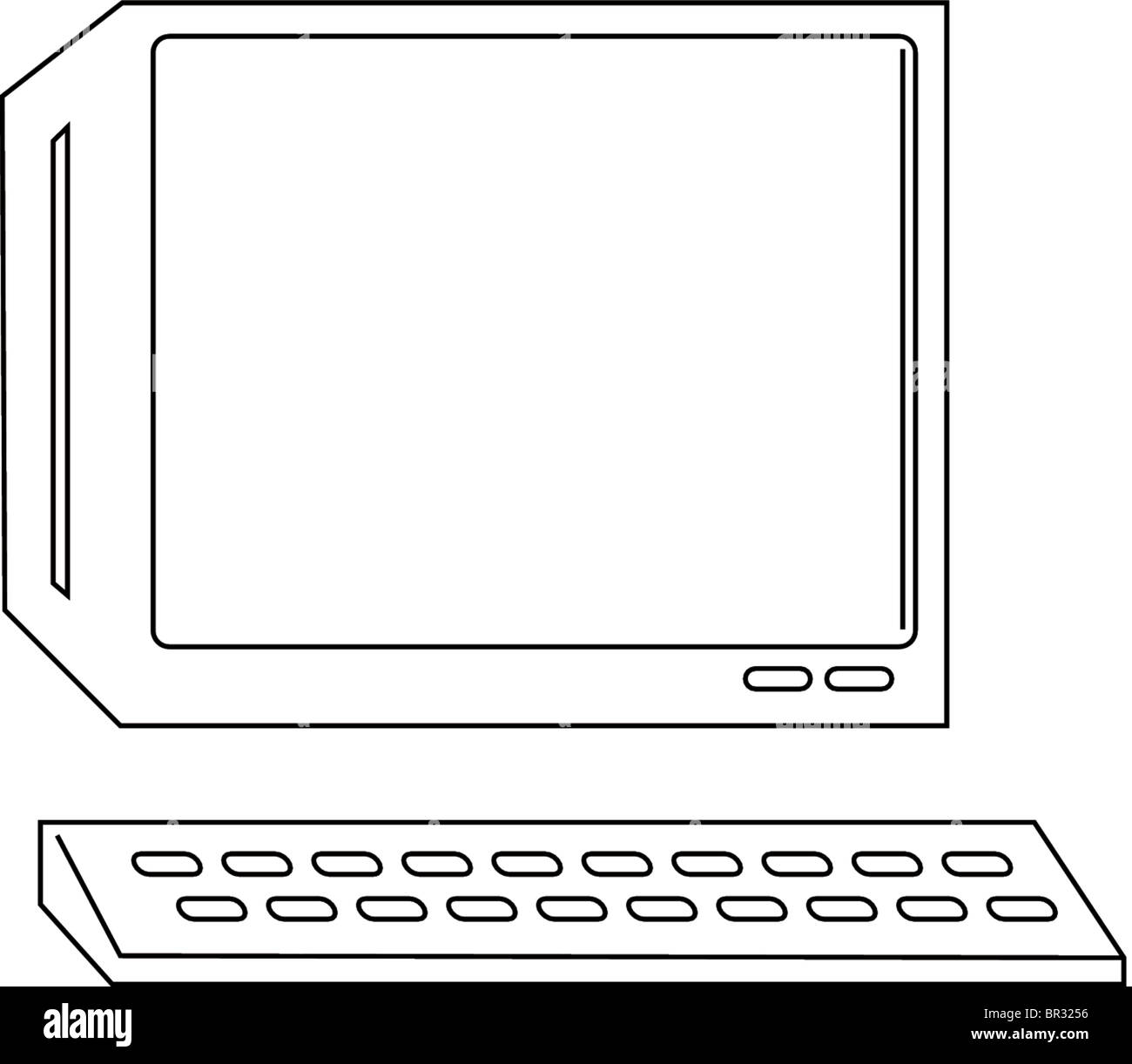 Digital tools cartoon Black and White Stock Photos & Images - Alamy