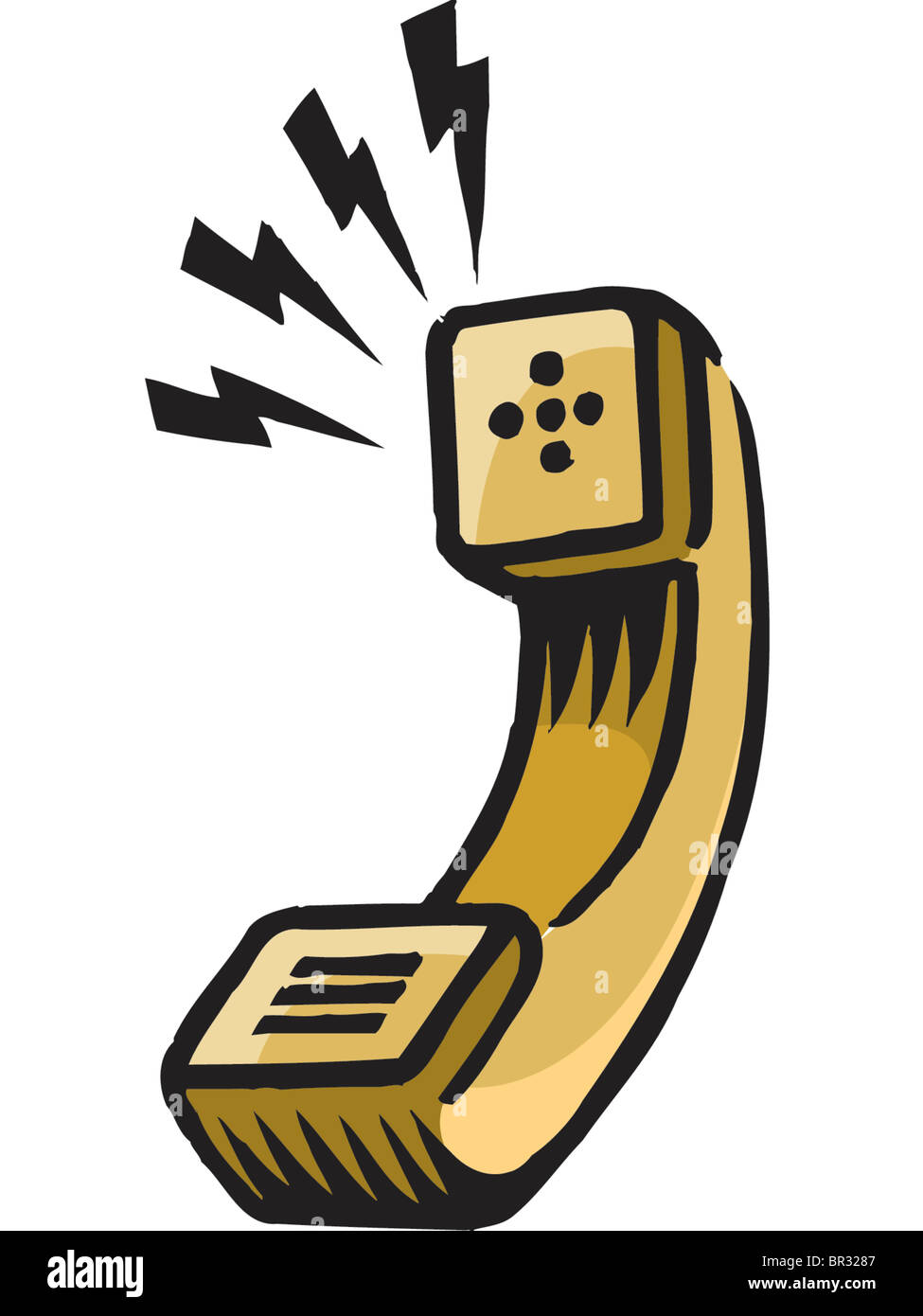 Cartoon drawing talking receiver hi-res stock photography and images ...