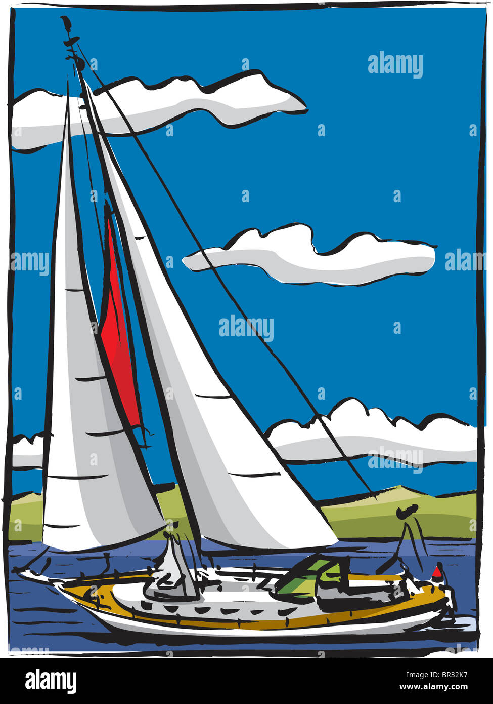 Monohull boat hi-res stock photography and images - Alamy