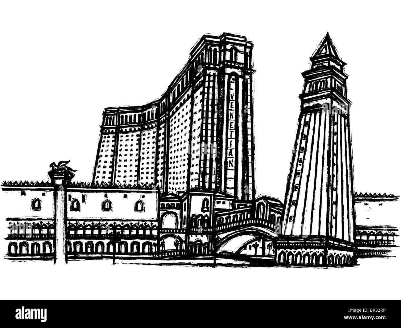 Venetian resort hotel Cut Out Stock Images & Pictures - Alamy