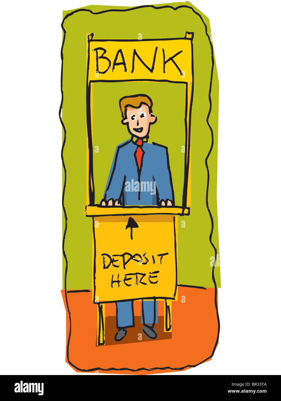 Banktellers hi-res stock photography and images - Alamy