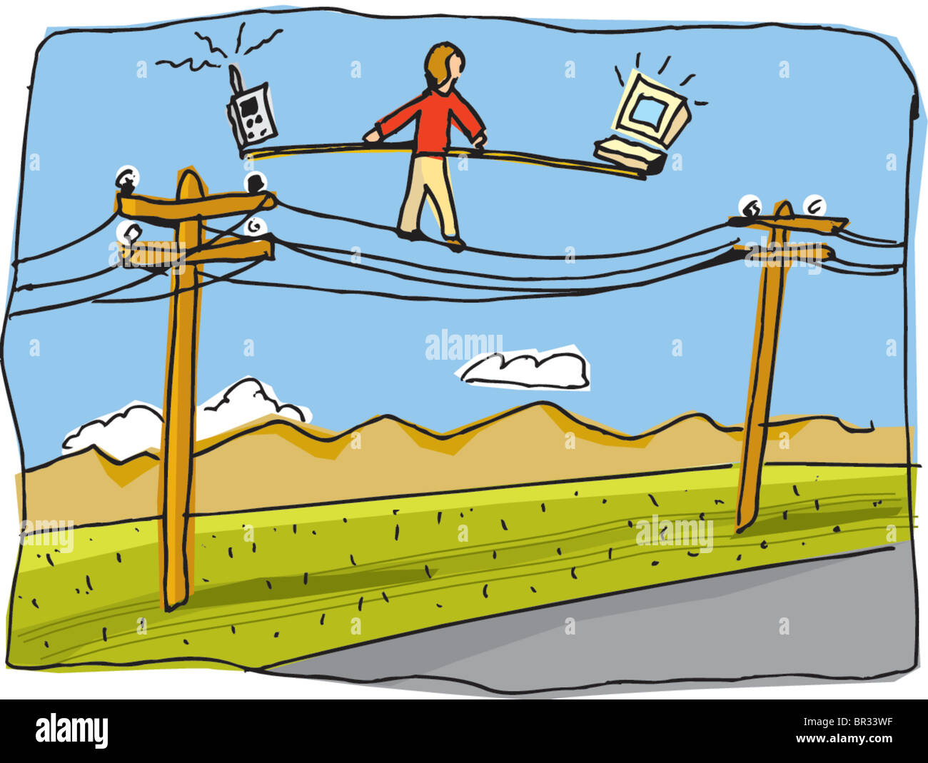 Holds power lines hi-res stock photography and images - Alamy