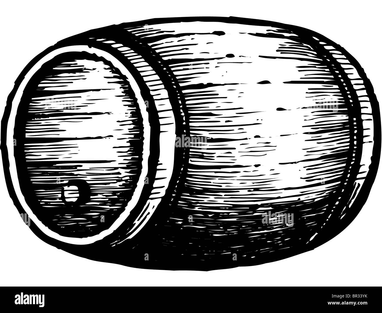 Barrel drawing hi-res stock photography and images - Alamy