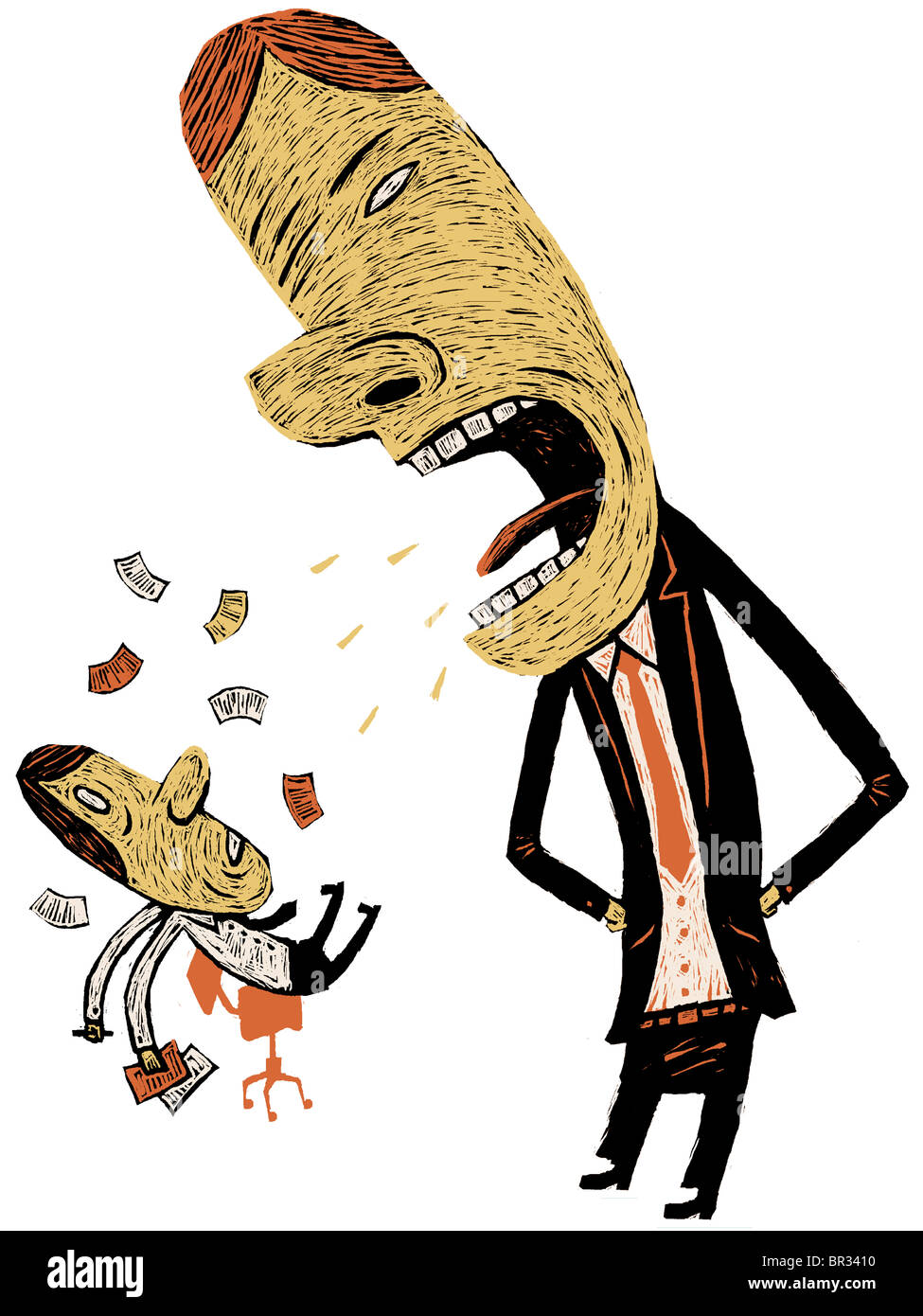 Boss Giving Orders Employee High Resolution Stock Photography and ...