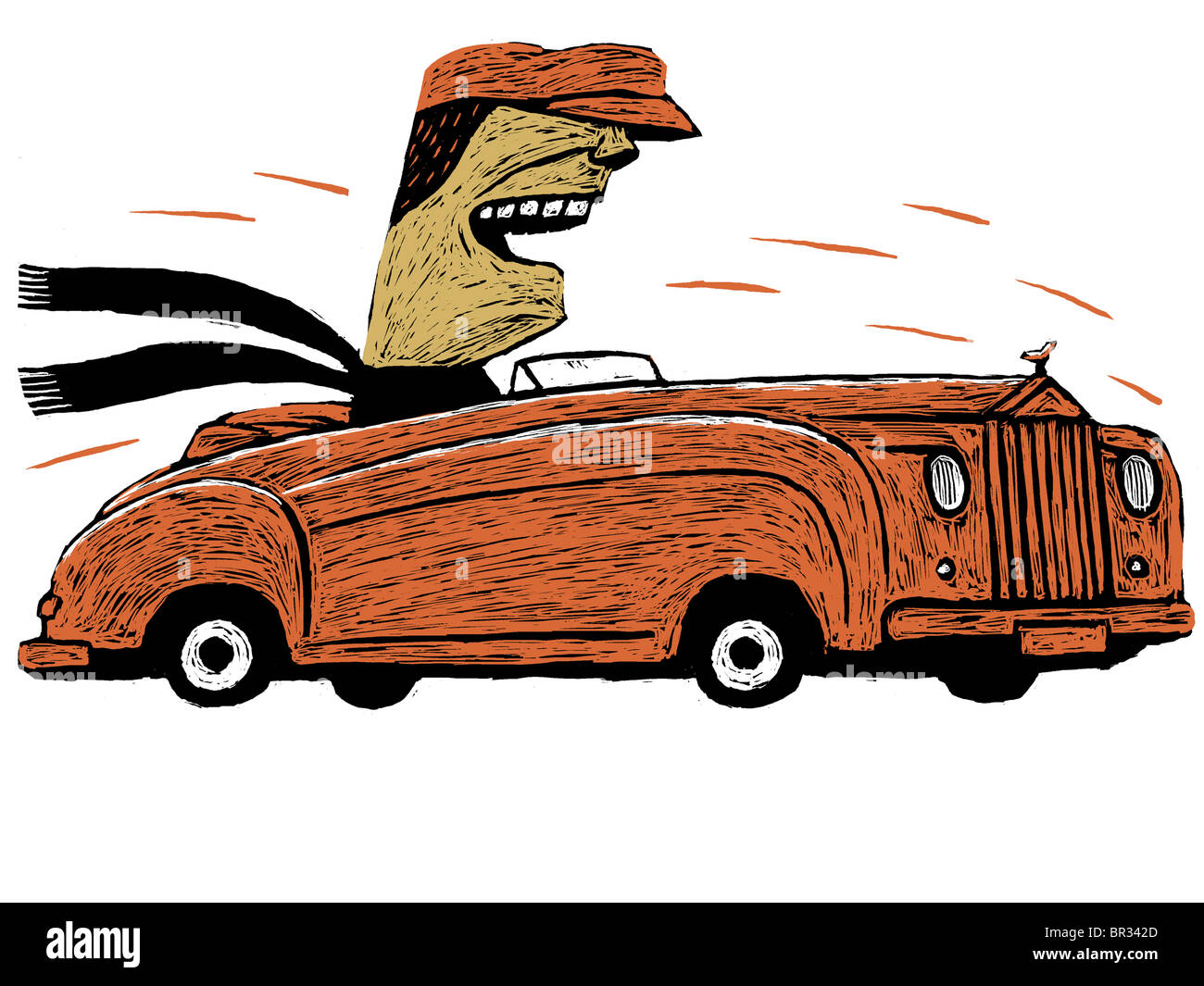 Man Drive Car Cartoon Stock Photos & Man Drive Car Cartoon Stock Images ...