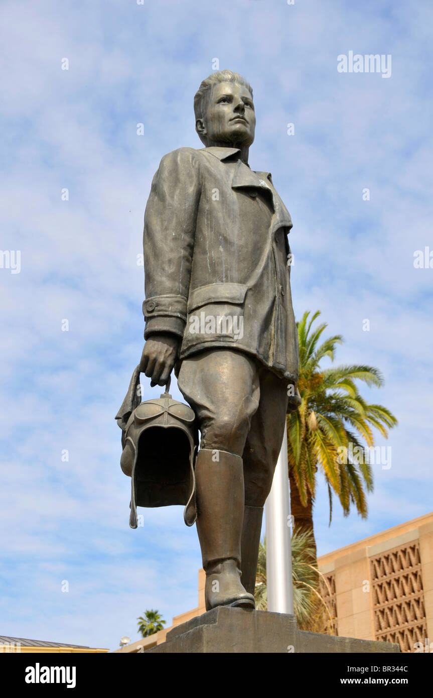 Lt. Frank Luke Jr. Statue Phoenix Arizona Stock Photo - Alamy