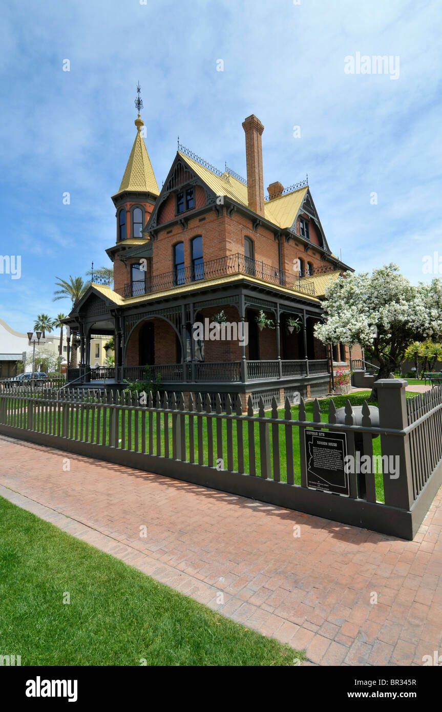 Historic Dr. Roland Rosson Home Phoenix Arizona Stock Photo - Alamy