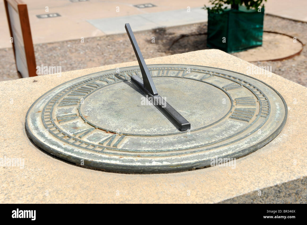 Sun Dial Downtown Phoenix Arizona Stock Photo - Alamy