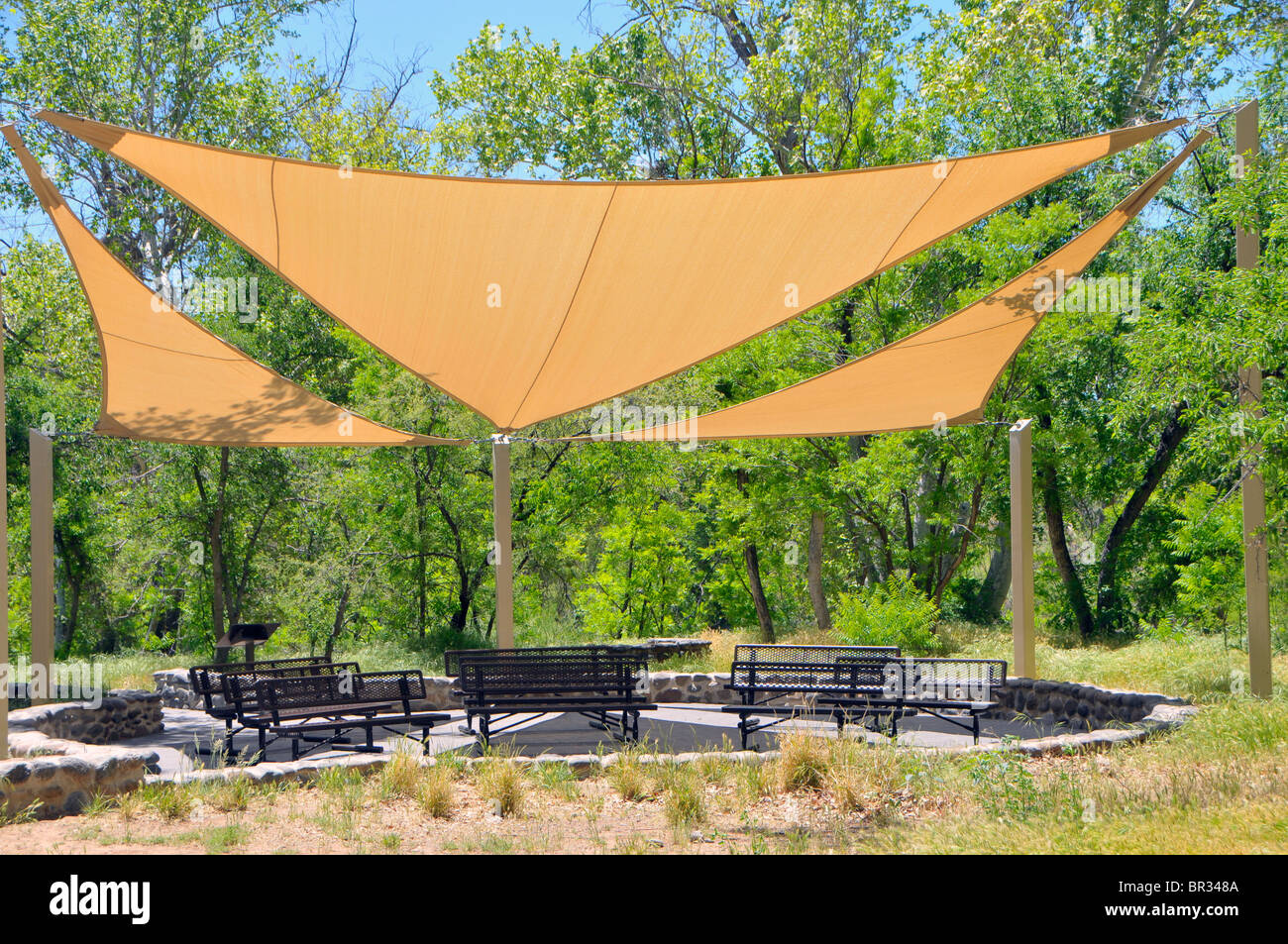 Outdoor Canopy Montezuma Castle National Monument Arizona Stock Photo ...